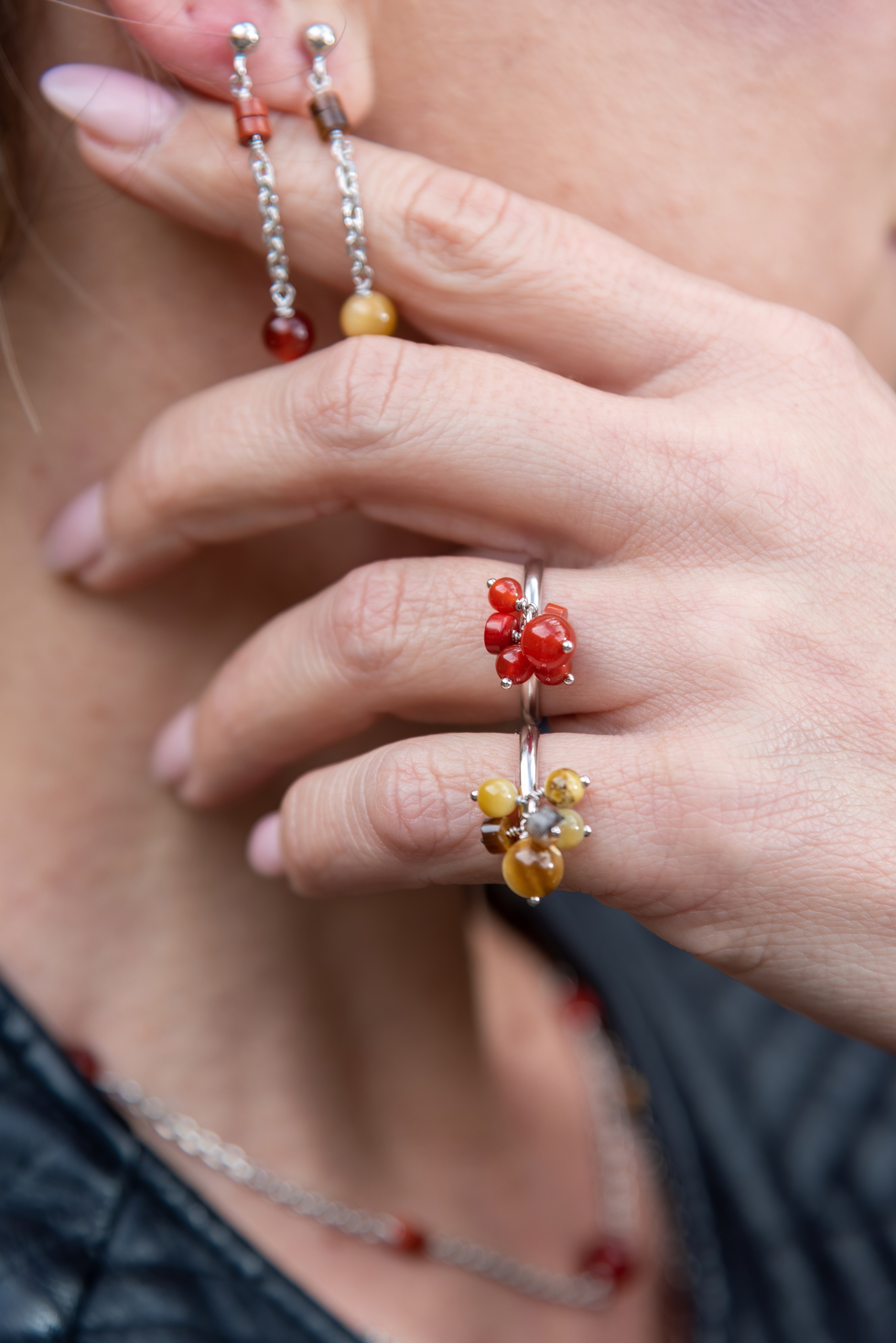 Anello multi Corniola ⋆ Kisp Jewels